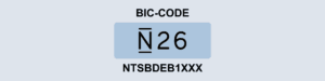 BIC-Code der N26 Bank in Deutschland: NTSBDEB1XXX